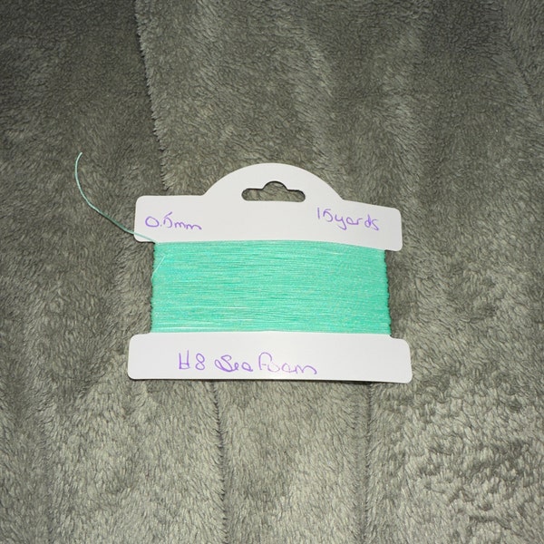 0.5mm Braided Nylon Cord Silk Chinese Knotting Cord Macrame Thin Strong ...