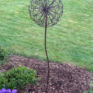 Allium Metal Sculpture - Etsy UK