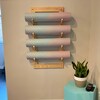Yoga Mat Holder/ Custom Yoga Mat Rack/ 1,2,3,4,5,6,7,8,9,10 Mats / Free ...