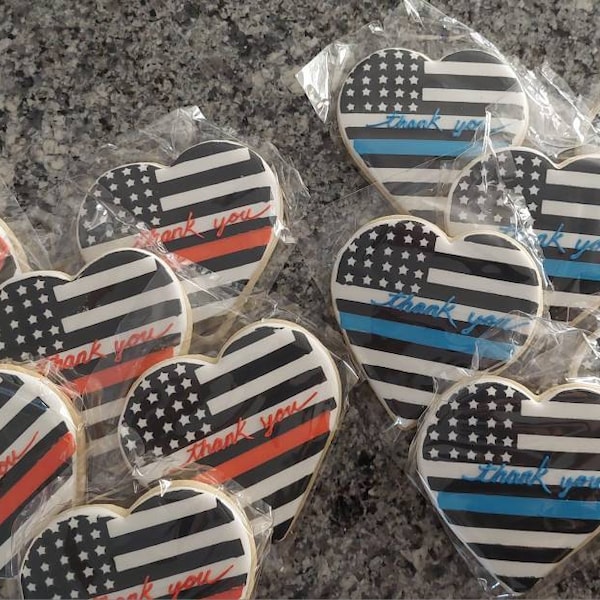 Law Enforcement Cookies, Police Cookies, Support Police Cookies - Etsy