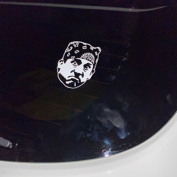 Prison Mike Vinyl Sticker, the Office Decal, Michael Scott Sticker, the ...
