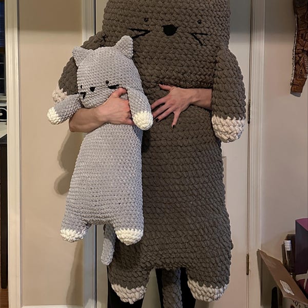 Big Long Cat Crochet Pattern. Create You Own Big Long Cat Amigurumi ...