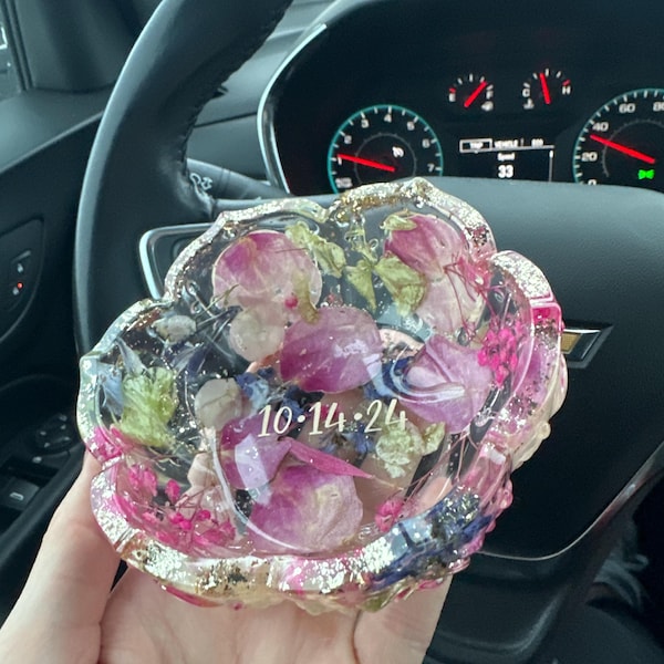 Custom Shattered Champagne Bottle Clear Broken Glass Epoxy Art Keepsake ...