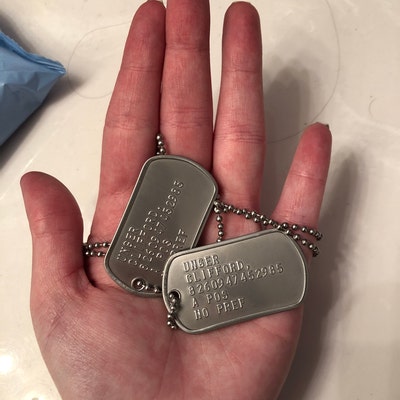Death Stranding Cliff Unger Military Dog Tags - Etsy