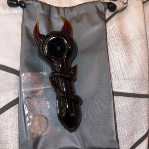 5 Demon Devil Glass Smoke Bowl Tobacco Pipe Smoking Pipes Heavy Evil ...