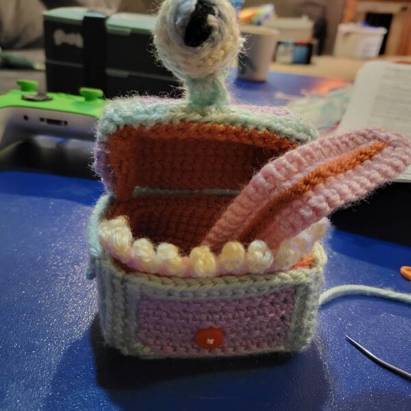 Mimic Chest Crochet Amigurumi Pattern - Etsy