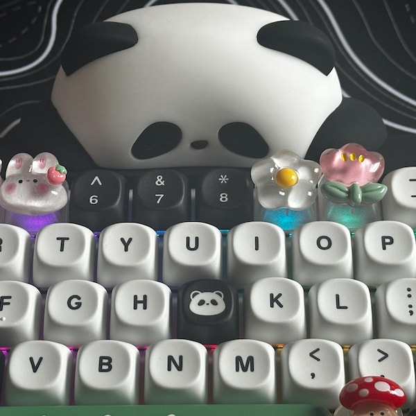 ARTISAN Bears and Biscuits Keycaps | Cottagecore | Forest | Food ...