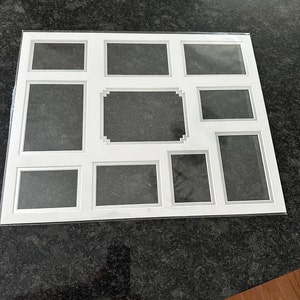 DOUBLE Picture Matting Flared With Choice of Color Custom Size Any Size ...