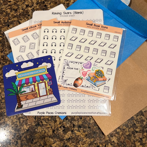 Alphabet Reading Challenge Sticker Set 2 Page Spread 4.4w X 5.6h Ea ...