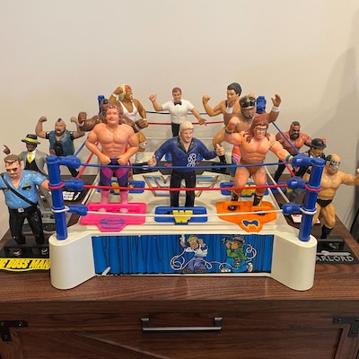 Custom Hasbro WWF Ring Stands - Etsy