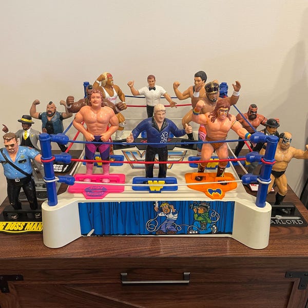Custom Hasbro WWF Ring Stands - Etsy