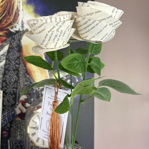 Book Page Flower Bouquet Long-stemmed Proses for Readers, Writers, and ...