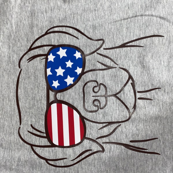 Labrador Retriever SVG, Fourth of July Dog Svg File, July 4th Lab Svg ...