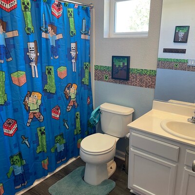 Gaming Wall Border Removable Fabric Wall Decal, Gaming Wall Sticker ...