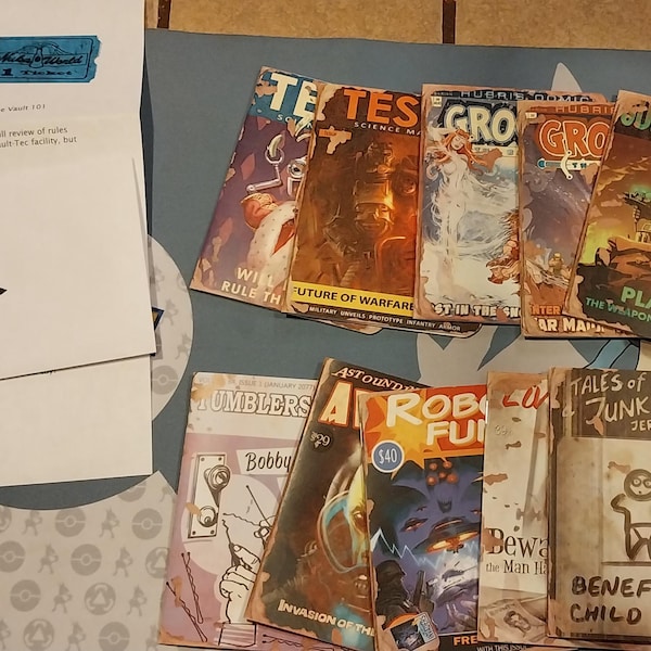 Un-official Handmade Fallout 4 COMPLETE SET of Grognak Comics/magazines ...