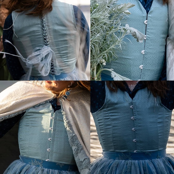 Corset Pattern! Grace - a Modern 14 Panel Over-bust Corset Pattern Size ...