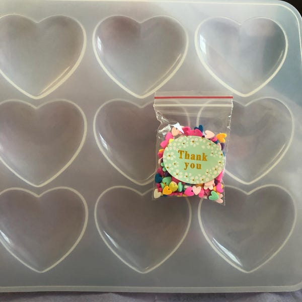 Heart Resin Mould Pocket Hug Heart Silicone Pocket Mould Heart Resin ...