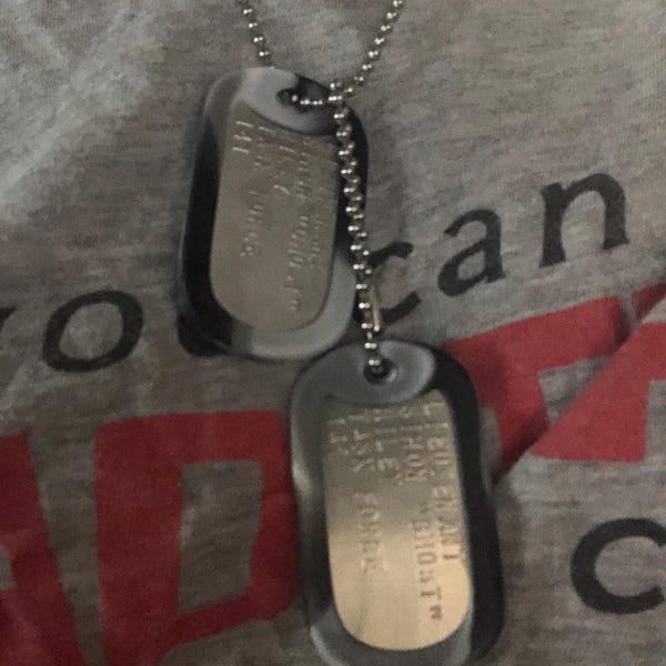 Simon 'ghost' Riley US Military Dog Tag Set With Personalised Text. - Etsy