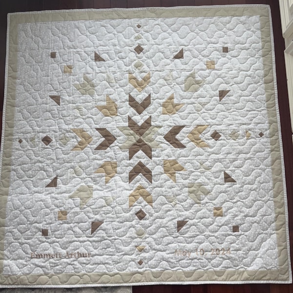 Crimson Crown Quilt PDF Pattern - Etsy