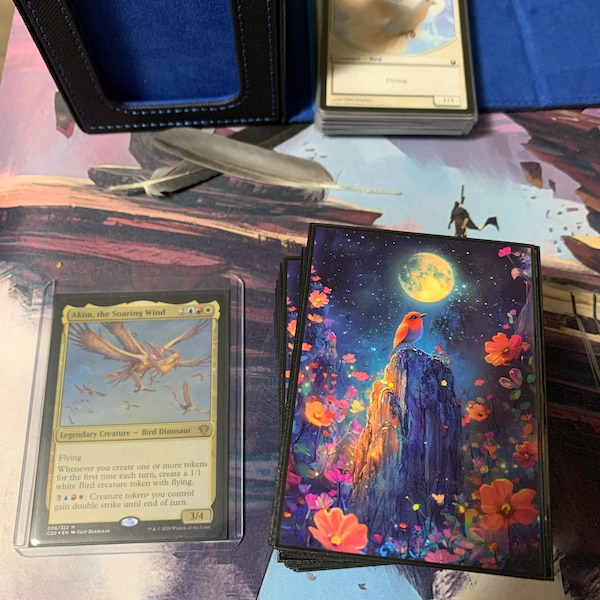 Mtg Card Sleeve, Red Guardian Theme Card Sleeve, Top Quality and ...