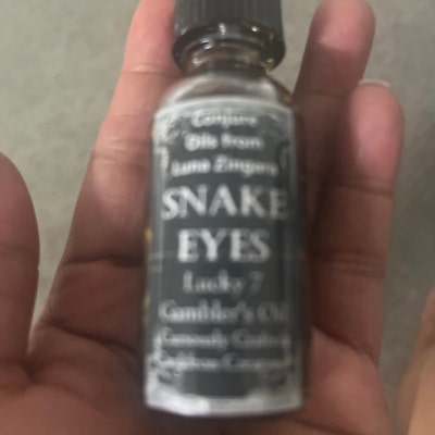 Snake Eyes Oil, Conjure Oil, Gamblers Oil, Fast Luck Oil, Lucky Conjure ...