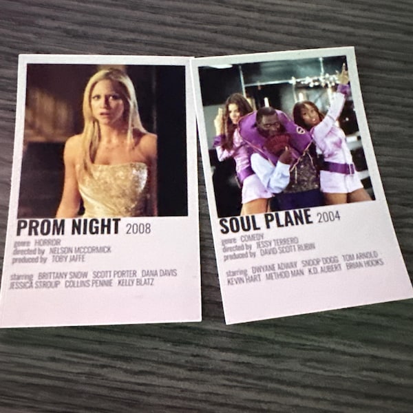 Custom Movie Poster Stickers, TV Show Poster Stickers, Laptop Stickers ...