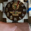 Navy Chief Mess Clock Made From Solid Wood With High Torque Mechanism ...