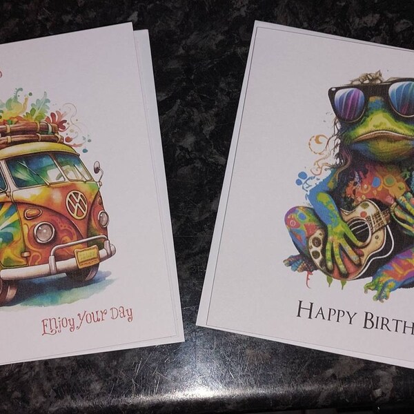 Vintage Racing Car Card: Add Your Text Name Inside Message Personalised ...