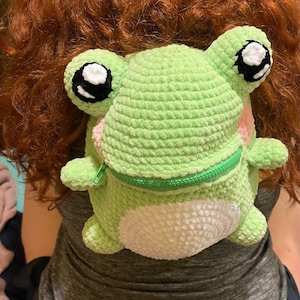 Frog Backpack Crochet PATTERN Amigurumi - Etsy