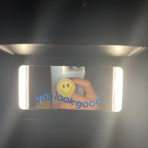 Car Mirror Decal You Look Good Car Mirror Sticker Rear View | Etsy