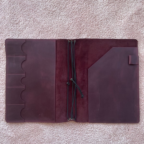 A5 Notebook Cover,personalized Notebook Cover,personalized Refillable ...