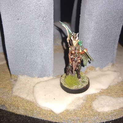 Dnd Female Satyr Fighter/ranger Unpainted Miniature - Etsy