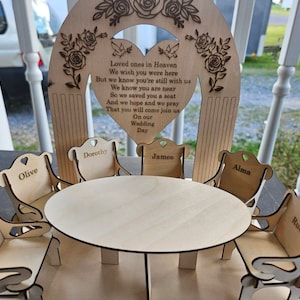 Wedding Memorial Display, Wedding Memorial Table, Remembrance Table ...