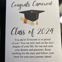 Master's Degree Graduation Gift MA MBA Graduate Card - Etsy