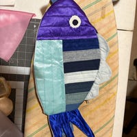 Fish Bag Quilted Sling Bag PDF Sewing Pattern - Swim Along Crossbody ...