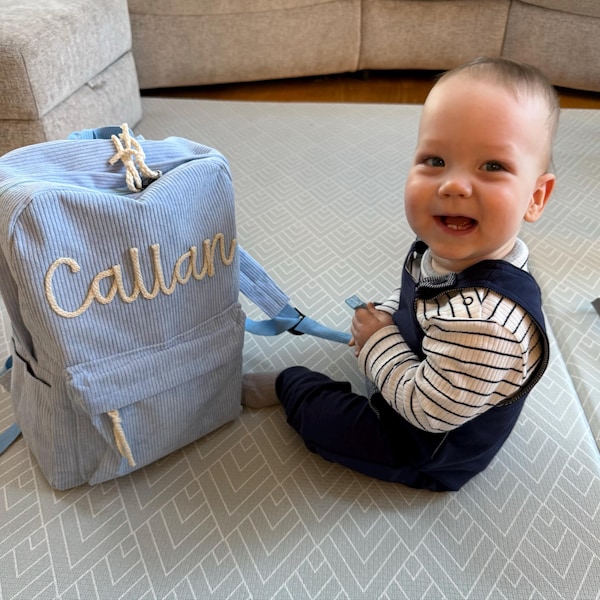 Customized Toddler School Bag, Custom Name Toddler Backpack, Name Kids ...