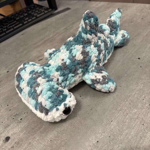 Hamilton the Great Hammerhead Shark Amigurumi Pattern, Crochet ...