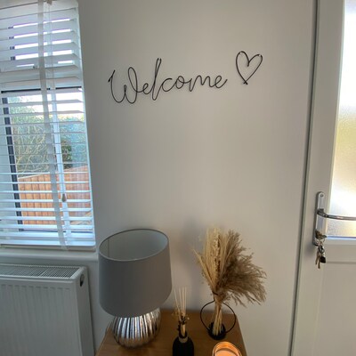 GOOD NIGHT Wire Word / Handmade Sign / Wall Wire Sign / Home - Etsy UK