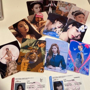 ITZY Itz ICY Kpop Photocards With Freebies - Etsy