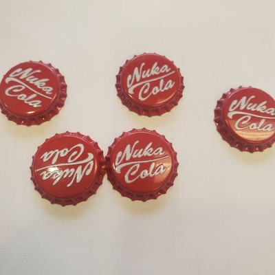 Handmade Fallout Bottle Caps, Nuke Cola Caps, Fallout Props, Gift for ...