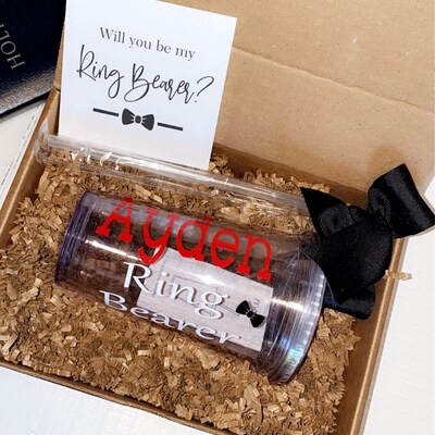 Ring Bearer Gift Box Set, Ring Bearer Box, Ring Security Gift Box ...