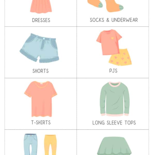 Clothing Dresser Drawer Kids Closet Storage Label Organization Trofast ...