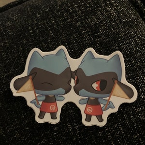 Cute Jolteon Animal Crossing Pokemon Sticker Matte, Vinyl - Etsy
