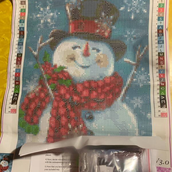 5D DIY My Diamond Art (snow White Santa) Diamond Painting Kit (NEW) - Etsy