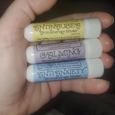 Set of 3 Aromatherapy Inhalers Essential Oil Inhalers Calming Stress ...