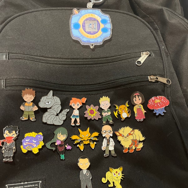 Cryptid Wooden Pins and Keychains - Etsy