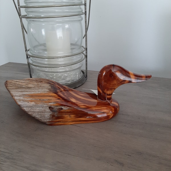 Cedar Fence Post Duck—small. Rustic Stylized Decoy. - Etsy