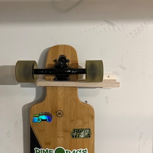 Longboard / Skateboard Wall Storage Single Board Display - Etsy