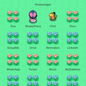 Ios 834 Icons Pokemon Pearl Diamond Platinum Dppt iPhone Ios14 App ...