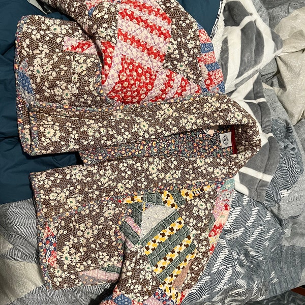 Quilt Coat Sewing Pattern: Boxy Fit, Big Pocket (US Letter A4 A0 PDF ...